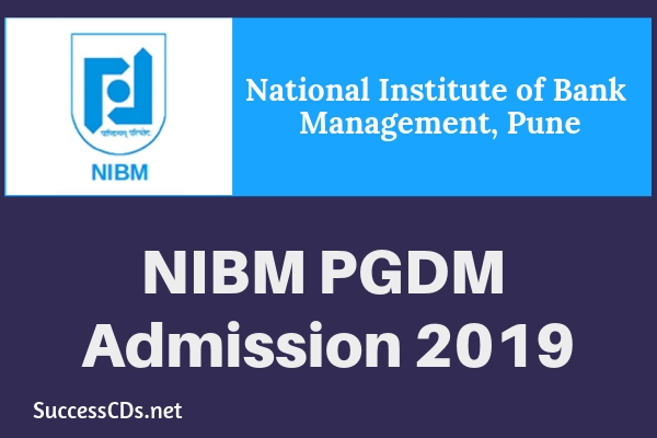 NIBM PGDM Banking and Financial Services Admission 2019