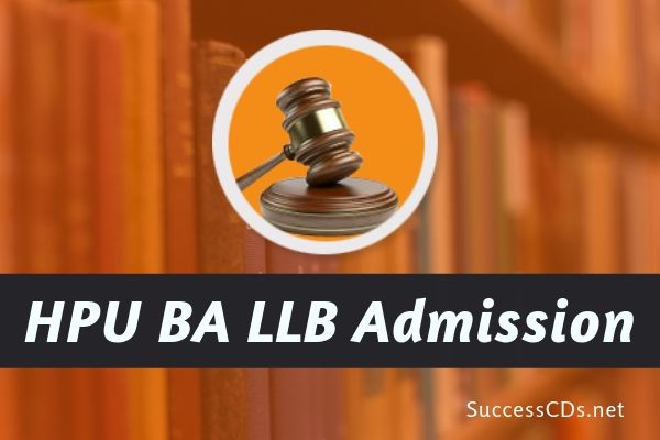 HPU Shimla Integrated BA-LLB Admission 2019 Notification, Dates