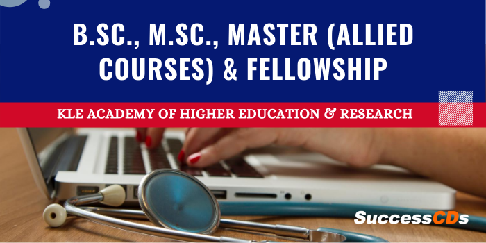 KLE University UG, PG, Allied Health Science Courses Admission 2020 ...