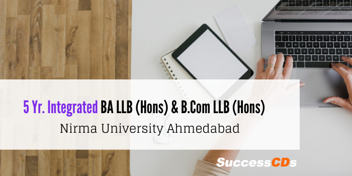 Nirma University Law Admission 2021 Application Form, Courses, Dates