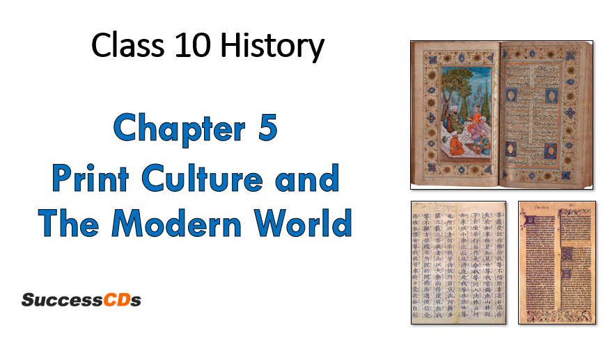 Print Culture and The Modern World,‌ ‌Class‌ ‌10‌ ‌History ...