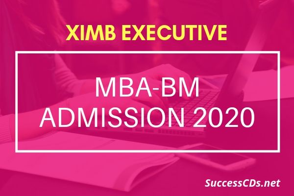 XIMB Executive MBA-Business Management Admission 2020