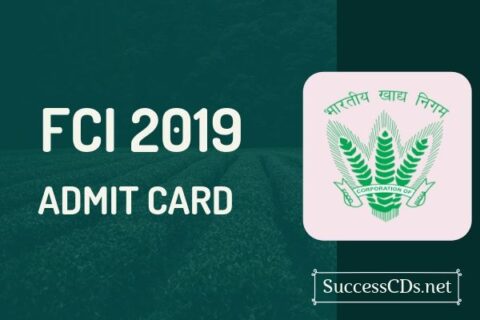FCI Admit Card 2019 released, here’s how to download