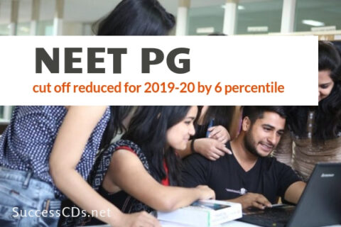NEET PG revised cut off released; 6 Percentile for 2019-20