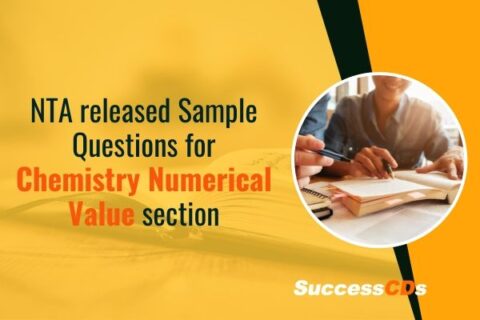 NTA released Sample Questions for Chemistry Numerical Value section