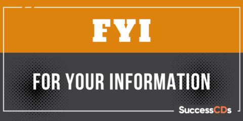 Full Form of FYI, What is the Full form of FYI?