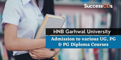HNB Garhwal University Admission 2021 Dates, Application Form