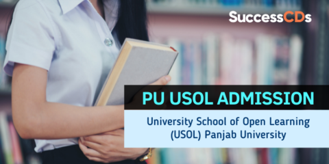 PU USOL Admission 2021 Application Form, Courses, Dates