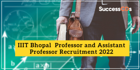 IIIT Bhopal Professor and Assistant Professor Recruitment 2022