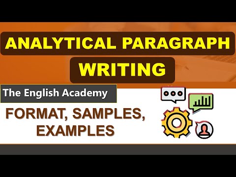 Analytical Paragraph Writing, Format, Examples, Samples