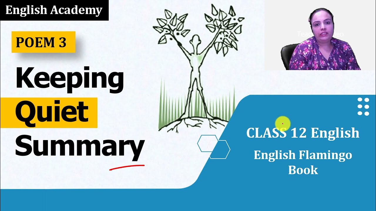 Stanza Wise Summary Of Keeping Quiet - Infoupdate.org