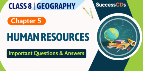 Class 8 Geography Chapter 5 Human Resources Important Questions and Answers