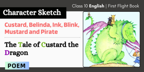 Character Sketch of Custard, Belinda, ink, Blink, Mustard and Pirate ...