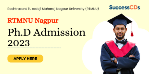 Rashtrasant Tukadoji Maharaj Nagpur University PhD Admission 2023
