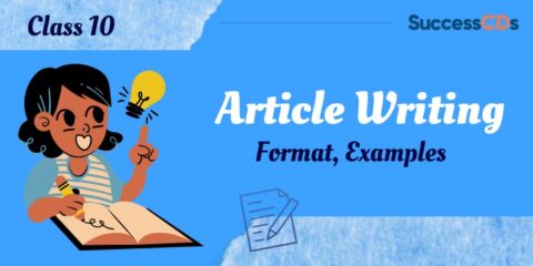 Article Writing for Class 10 English Communicative