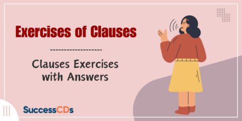 Clauses Exercises with Answers| Exercises on Clauses