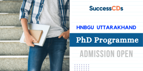 HNBGU PhD Admission 2024 Dates, Application Form