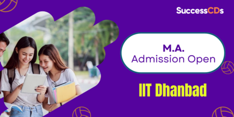 IIT Dhanbad MA Admission 2024
