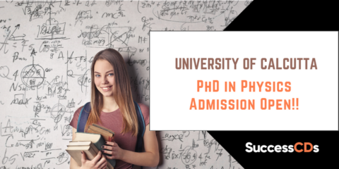 University of Calcutta PhD in Physics Admission 2024 Dates, Application ...