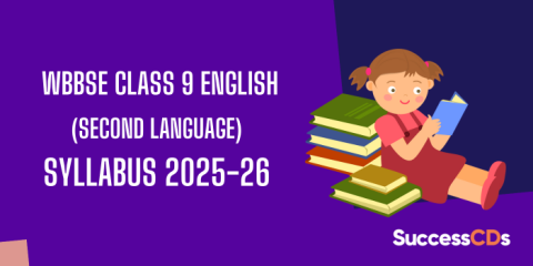 WBBSE Class 9 English (Second Language) Syllabus 2025-26