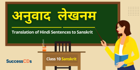 Anuvaad Lekhanam (अनुवाद लेखनम), Hindi Sentences to Sanskrit Class 10