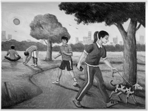 10 चित्र वर्णन के उदाहरण. 10 Examples of Chitra Varnan in Hindi