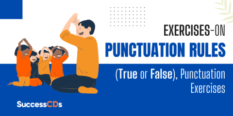 Exercises on Punctuation Rules (True or False), Punctuation Exercises