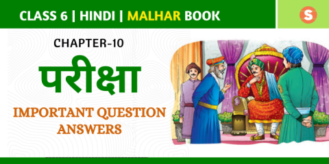 Pariksha Question Answers (Important) | Class 6 Hindi Chapter 10