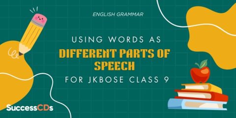 Using Words as Different Parts of Speech with Examples and Exercises