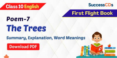 The Trees Summary, Explanation, Word meanings Class 10