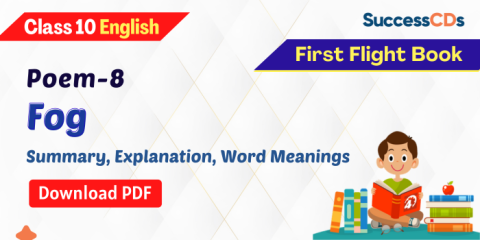 Fog Summary, Explanation, Word meanings Class 10