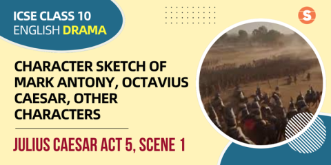 Character Sketch of Mark Antony, Octavius Caesar, Other Characters ...