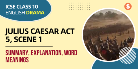 Julius Caesar Act 5, Scene 1 Summary | ICSE Class 10 English Drama